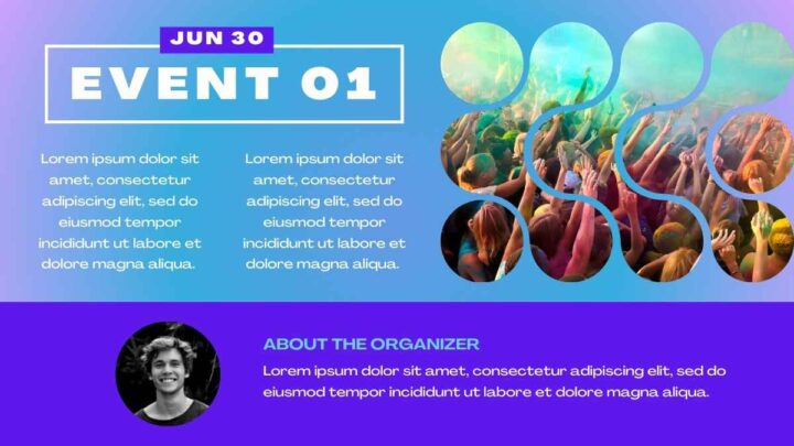 Upcoming Events School Newsletter. Free Slides Template — SlidesCarnival