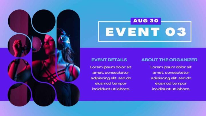Upcoming Events School Newsletter. Free Slides Template — SlidesCarnival