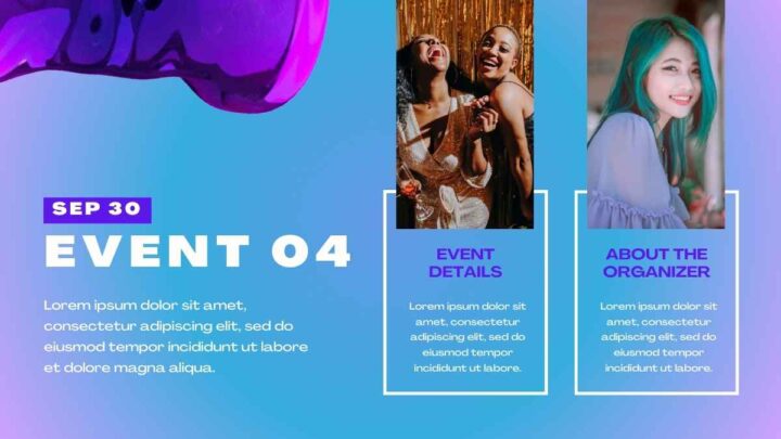 Upcoming Events School Newsletter. Free Slides Template — SlidesCarnival