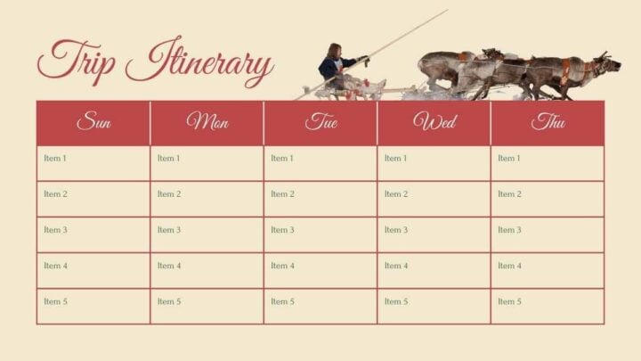 Aesthetic December 2026 Daily Calendar. Free PPT & Google Slides ...