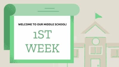 First Week of School. Free PowerPoint Template — SlidesCarnival