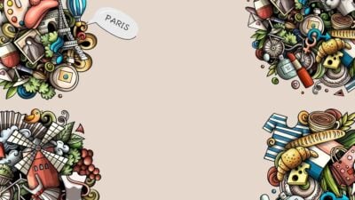 French-Themed Background . Slides Template — SlidesCarnival