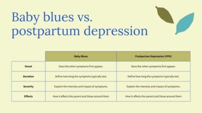 Postpartum Depression. Free PPT & Google Slides Template — SlidesCarnival