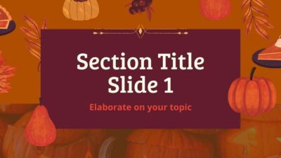 Pumpkin Autumn Background. Free PPT & Google Slides Template ...
