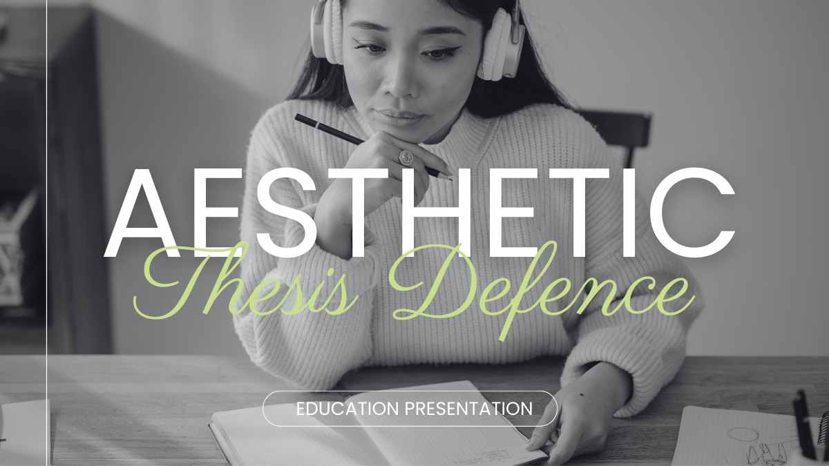 Aesthetic Thesis Defense. Free Presentation Template — SlidesCarnival