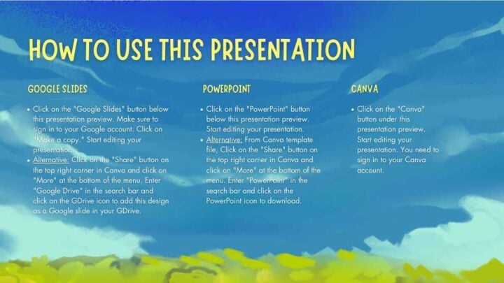 All About Weather Lesson for Elementary. Free Lesson Slides Template ...