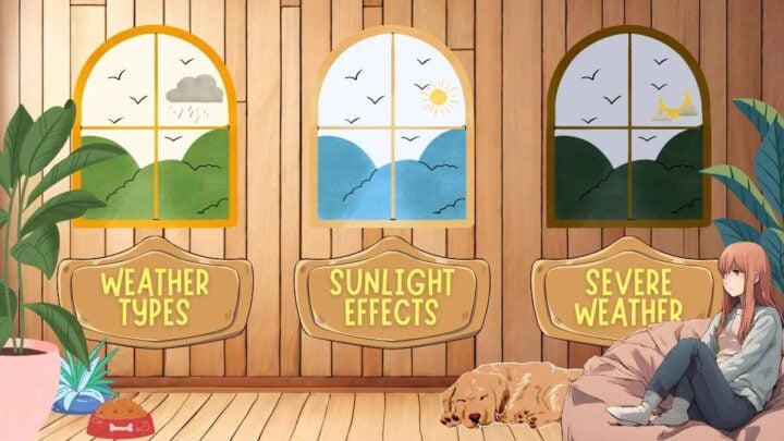 All About Weather Lesson for Elementary. Free Lesson Slides Template ...