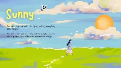All About Weather Lesson for Elementary. Free Lesson Slides Template ...