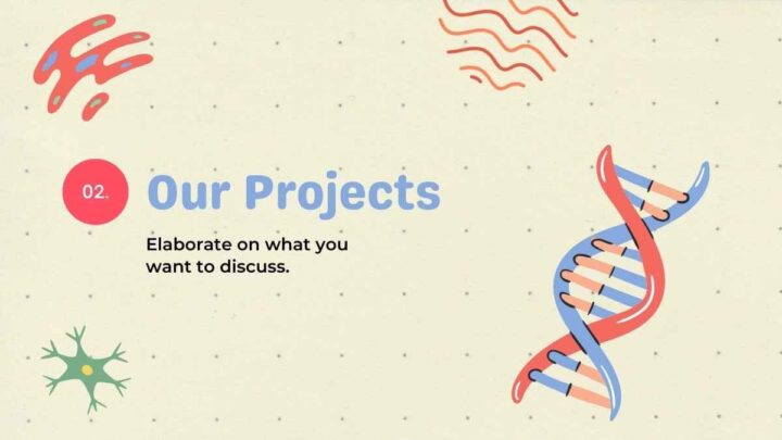 Plantilla de biología animada para secundaria gratis