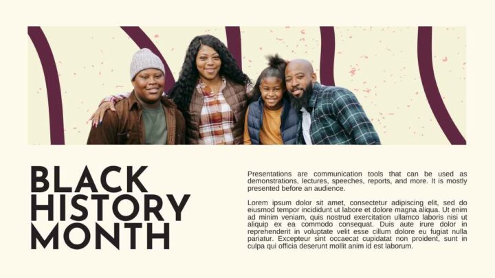 Black History Month Report Template for Elementary Student. Free PPT ...