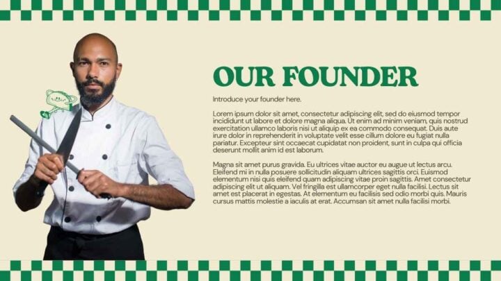 Fast Food Truck Company Profile. Free Presentation Template ...