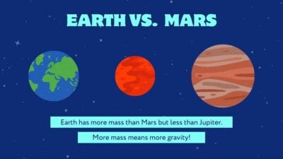 Science Lesson for Middle School: Force in Space. Free Slides Template ...