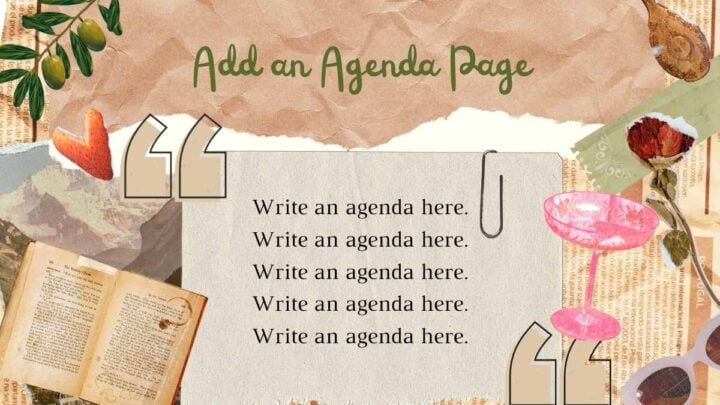 Animated Vintage Yearbook. Free Presentation Template — SlidesCarnival