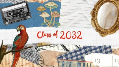 Animated Vintage Yearbook. Free Presentation Template — SlidesCarnival