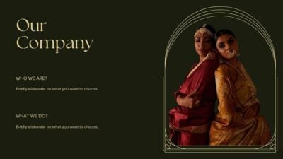 Art Deco Luxury Gala for a Charity Event. Presentation Template ...