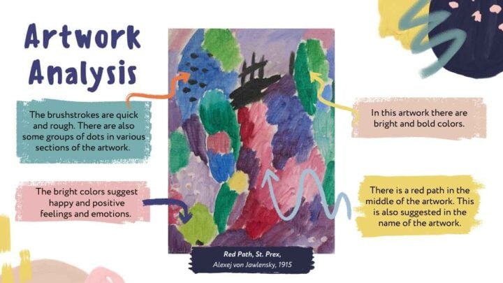 Artistic Introduction to Abstract Art. Free Presentation Template ...