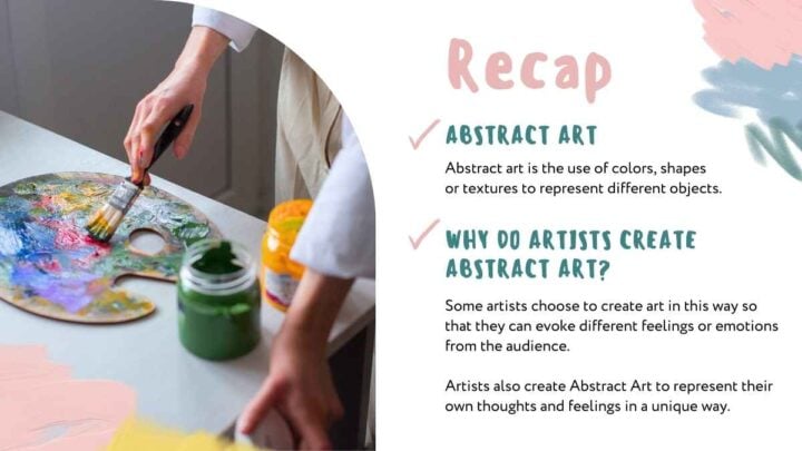 Artistic Introduction to Abstract Art. Free Presentation Template ...