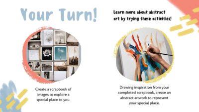 Artistic Introduction to Abstract Art. Free Presentation Template ...
