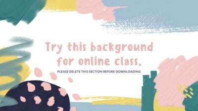 Artistic Introduction to Abstract Art. Free Presentation Template ...