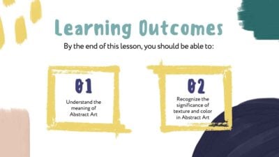 Artistic Introduction to Abstract Art. Free Presentation Template ...