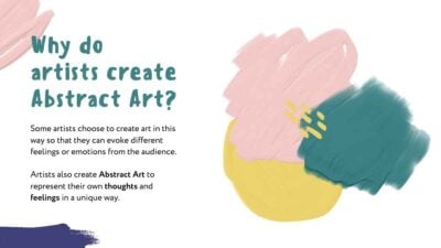 Artistic Introduction to Abstract Art. Free Presentation Template ...