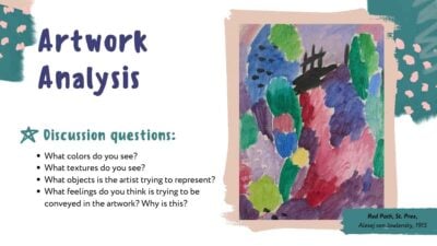 Artistic Introduction to Abstract Art. Free Presentation Template ...