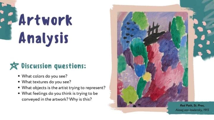 Artistic Introduction to Abstract Art. Free Presentation Template ...