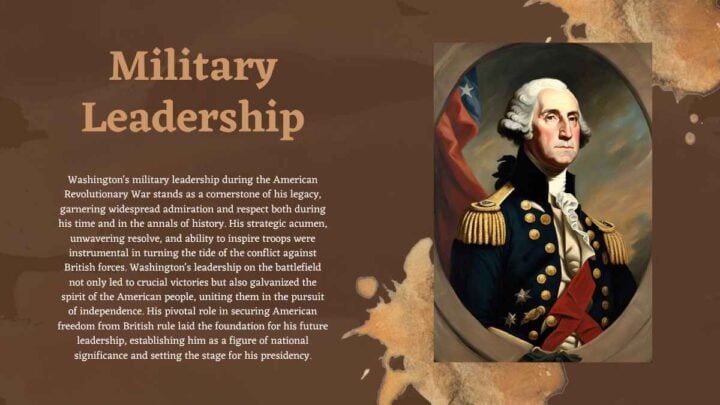 Presidency Of George Washington Biography . Free PPT & Google Slides ...