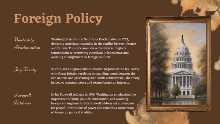 Presidency Of George Washington Biography . Free PPT & Google Slides ...