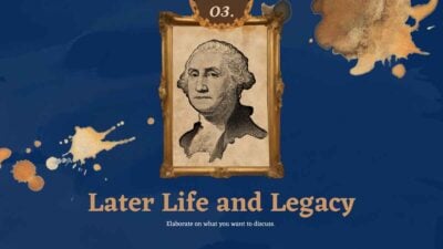 Presidency Of George Washington Biography . Free PPT & Google Slides ...