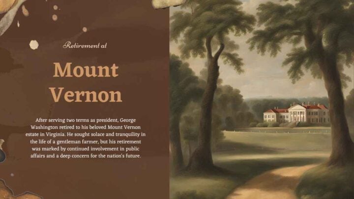 Presidency Of George Washington Biography . Free PPT & Google Slides ...