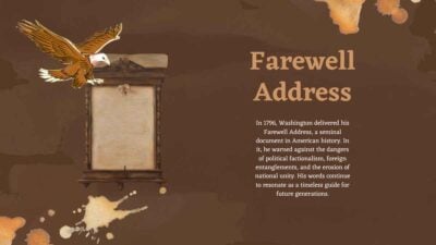 Presidency Of George Washington Biography . Free PPT & Google Slides ...