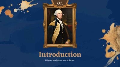 Presidency Of George Washington Biography . Free PPT & Google Slides ...