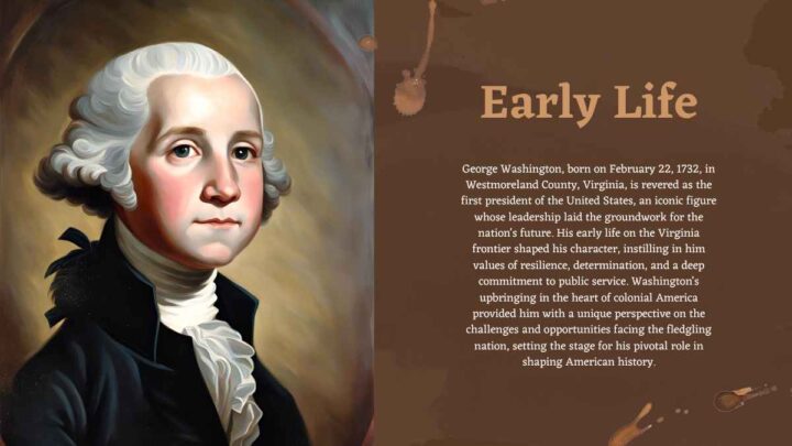 Presidency Of George Washington Biography . Free PPT & Google Slides ...