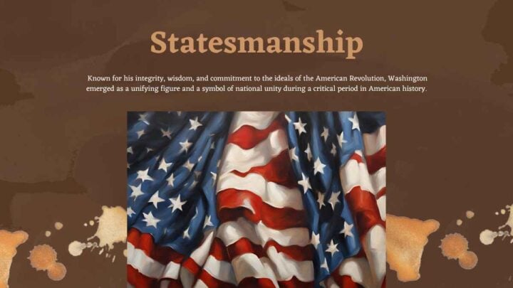 Presidency Of George Washington Biography . Free PPT & Google Slides ...