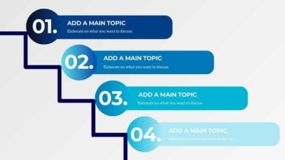 Staircase Process Flow Infographic. Free PPT & Google Slides Template ...