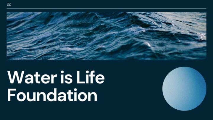 Minimal Water is Life Foundation. Free Presentation Template ...