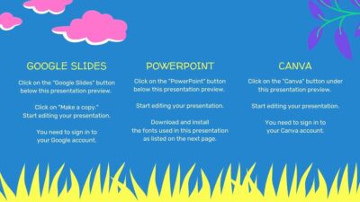 Template slide sains SD tentang tumbuhan gratis