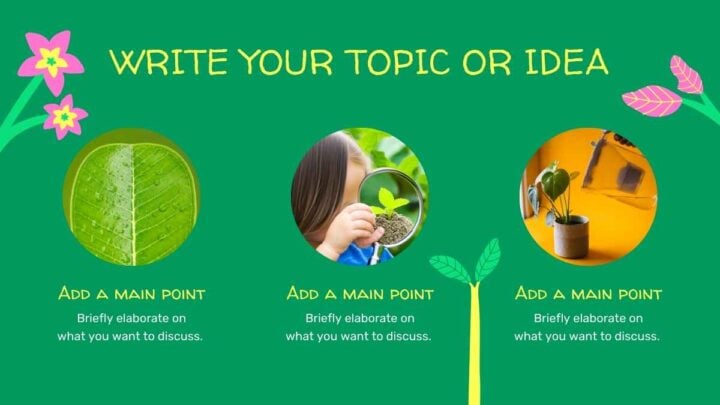 Science Subject for Elementary School Plants. Free PPT & Google Slides ...