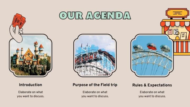 Retro Carnival Fair Field Trip. Free Presentation Template — SlidesCarnival