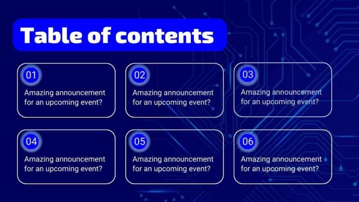 Blue Tech Newsletter. Free Presentation Template — SlidesCarnival