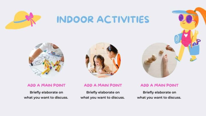 Illustrative Summer Activities for Pre-K. Free Presentation Template ...