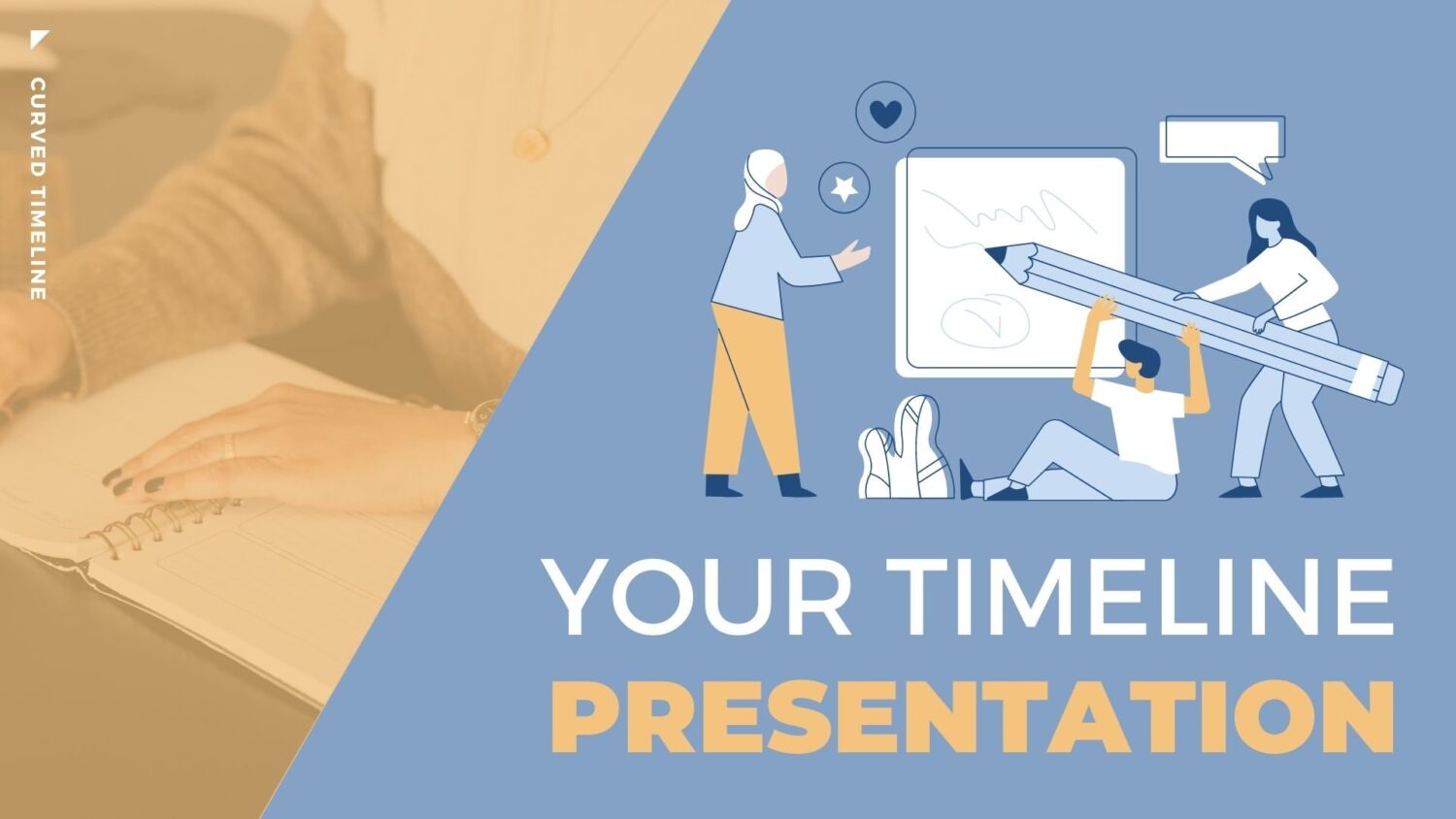 Curved Timeline. Free Presentation Template — SlidesCarnival