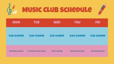 Bold Illustrated School Music Club. Free PPT & Google Slides Template ...
