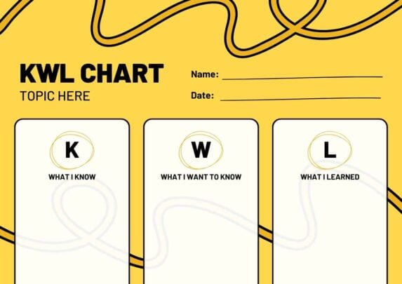 Bold Minimal KWL Chart Infographic. Free PPT & Google Slides Template ...