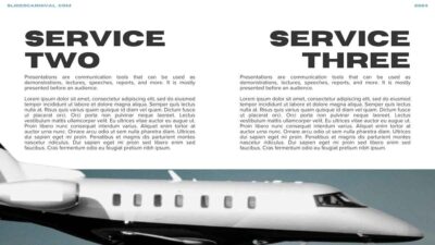 Private Jet Pilot Training Workshop. Free Slides Template — SlidesCarnival