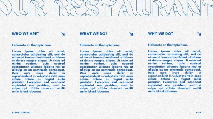 Restaurant Advertising Campaigns. Free Slides Template — SlidesCarnival