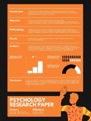 Psychology Research Poster. Free Poster Template — SlidesCarnival