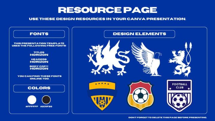 College Soccer Players Profile . Slides Template — SlidesCarnival