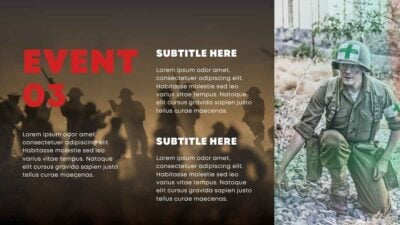 War Background. Slides Template — SlidesCarnival